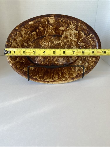ANTIQUE 1800’s BENNINGTON ROCKINGHAM BROWN DRIP POTTERY BOWL | eBay