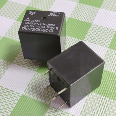 5Pcs TTI TRU-12VDC-SC-CL Power Relay 5Pins 15A 125VAC | eBay