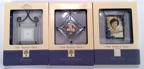 3 x 2002 Hallmark Keepsake Ornament The Family Tree Stories Beaded ...