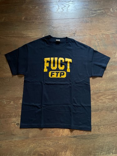 FUCT x FTP Logo T-Shirt Size Large L Streetwear Rap G59 Ransom Half ...