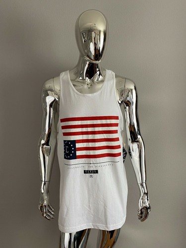 Civil Regime Men’s Home Team Rebel Tank Top White Size XL Cotton | eBay