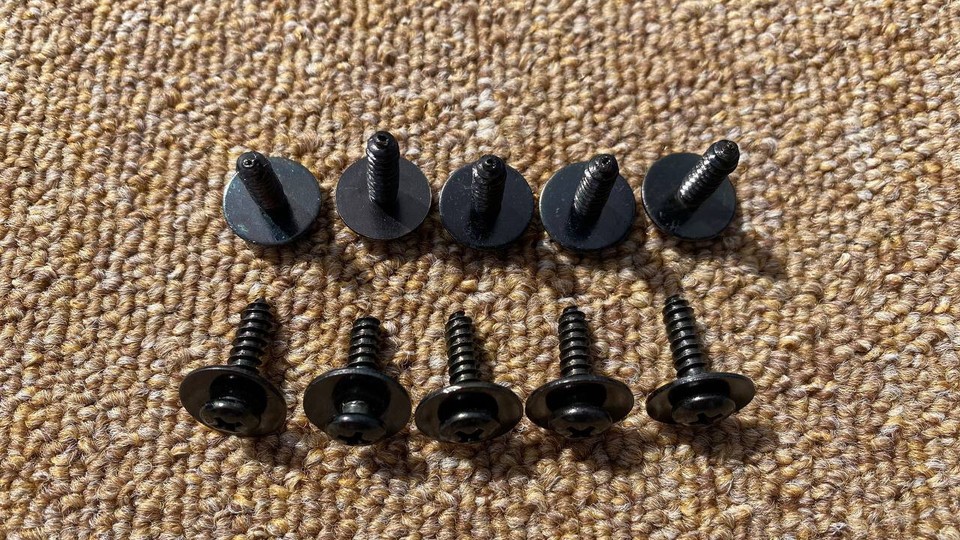 FIT BMW 10pcs Fender Liner Splash Shield Wheelhouse Liner Screw Wheel ...