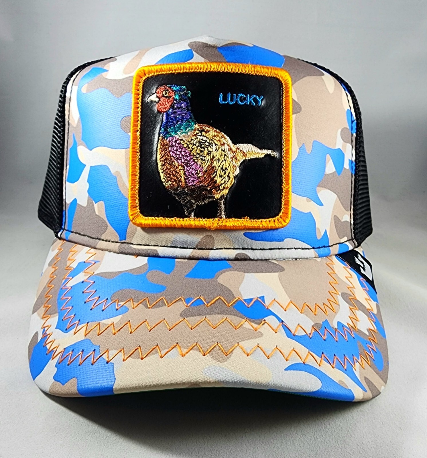 Goorin Bros The Farm Luck Stays Down LUCKY Pheasant Kablamo Camo ...