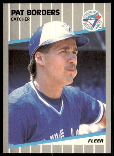 1989 Fleer Pat Borders Rookie Toronto Blue Jays #227 | eBay