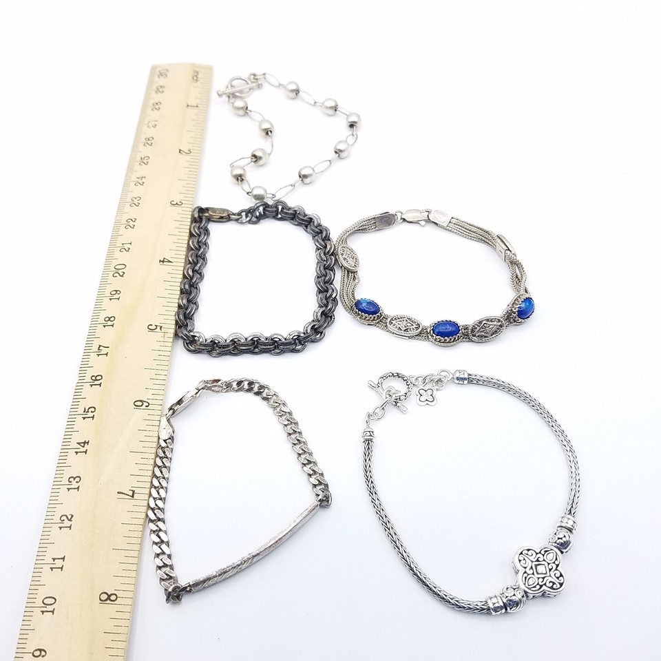 5x 925 Sterling Silver Bracelets | eBay