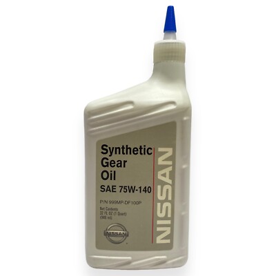 Genuine - Nissan Synthetic - 75W140 - Gear Oil 999MP-DF100P - OEM ...