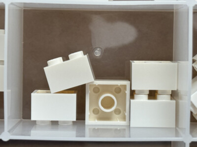 LEGO Parts - White Brick 2 x 2 - No 3003 - QTY 5 | eBay