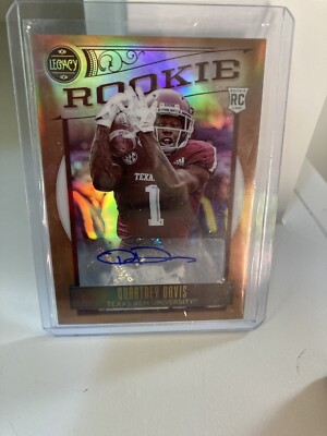 2020 Legacy Quartney Davis Bronze Auto 47/100 RC Vikings | eBay