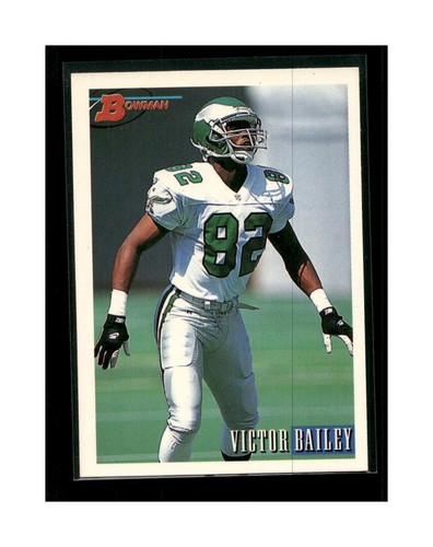 1993 Bowman Victor Bailey Rookie Philadelphia Eagles #29 football | eBay