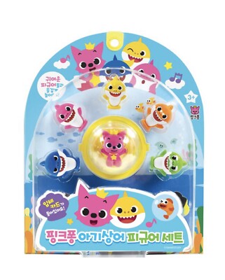 Pinkfong Baby Shark Figures 6pcs Set Kid Hand Eyes Muscle Development ...