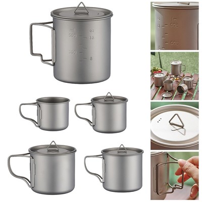 Convenient Ti Cup for Camping and Outdoor Activities 200ml & 750ml ...