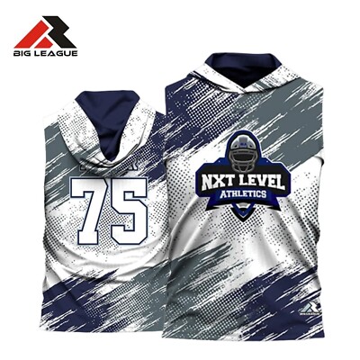 Custom Personalized Sports Hooded Tank Top Jersey - Nxt Level Athletics ...