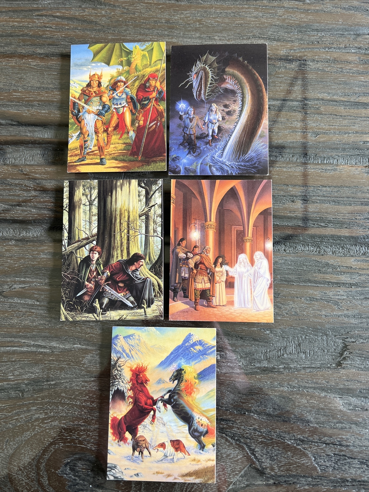 Larry Elmore 1994 FPG RPG Art Card Set AD&D TSR Dragonlance Snarf Quest ...