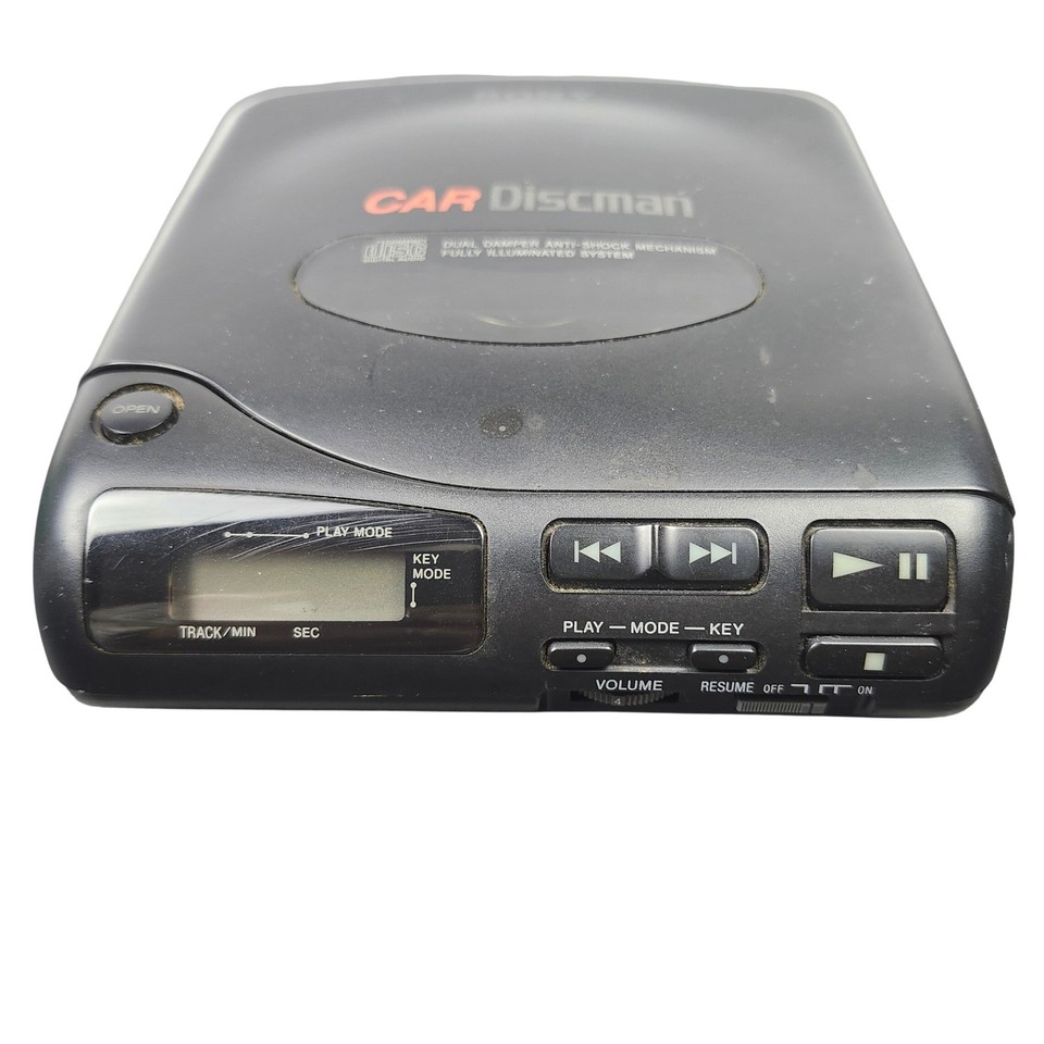 Vintage Sony D-180K Car Discman CD Player Not Working Parts or Repair ...