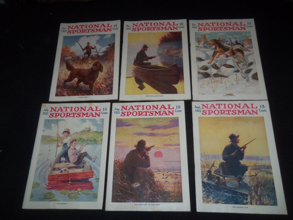 Antique October 1925 NATIONAL SPORTSMAN magazine Cover Print for ...
