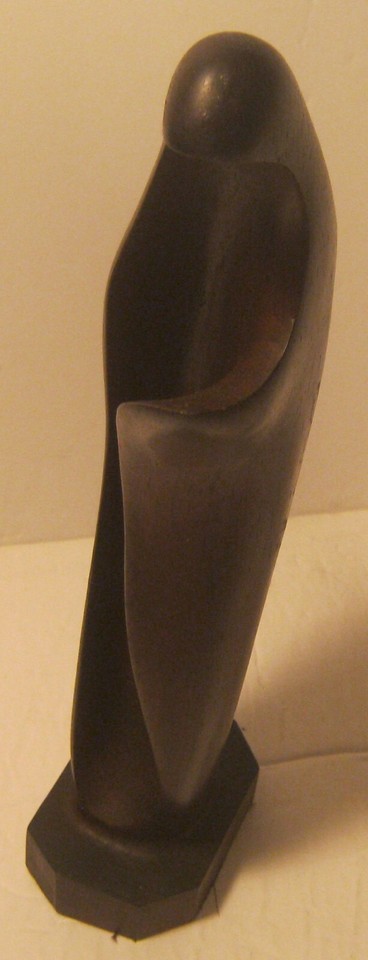 Abstract Modern Hand Carved Wooden Sculpture BIRD'S BEAK Unsigned ...