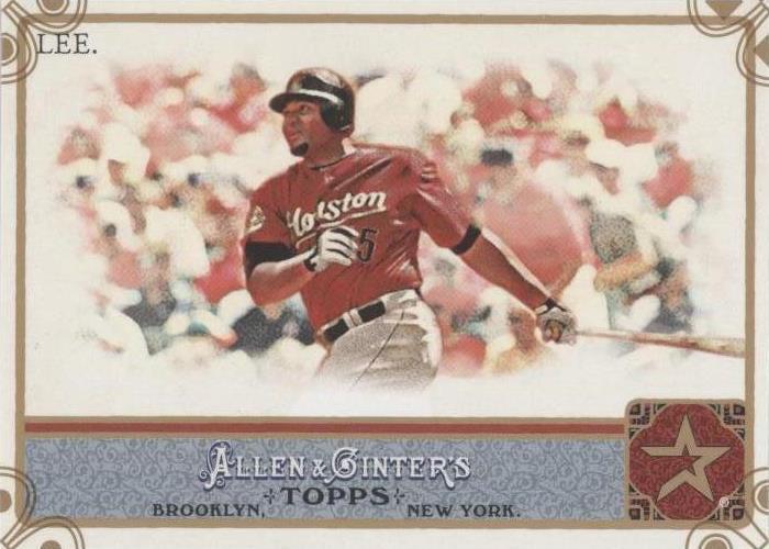 2011 Topps Allen & Ginter's - Carlos Lee #333 Ginter Code Puzzle Border ...