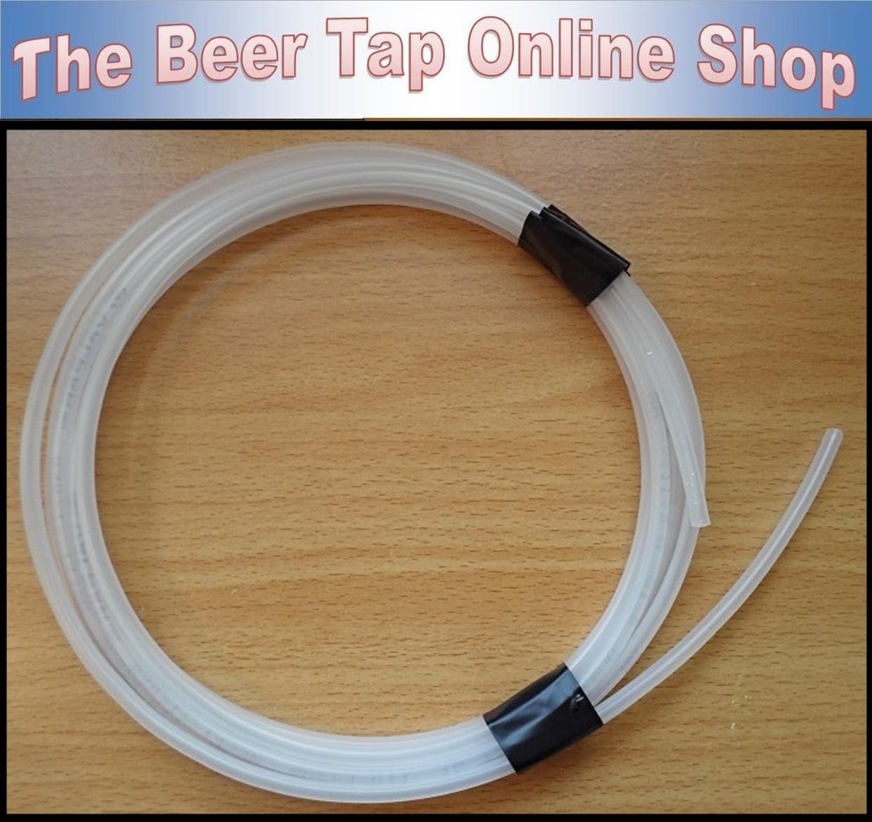 Valpar 3/16" Outside Diameter Clear Beer Line / MDPE Pipe (4.8mm OD 3mm ...