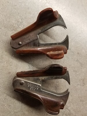 Lot of 2 Vintage Retro Ace Staple Removers Extractors Pullers Made In ...