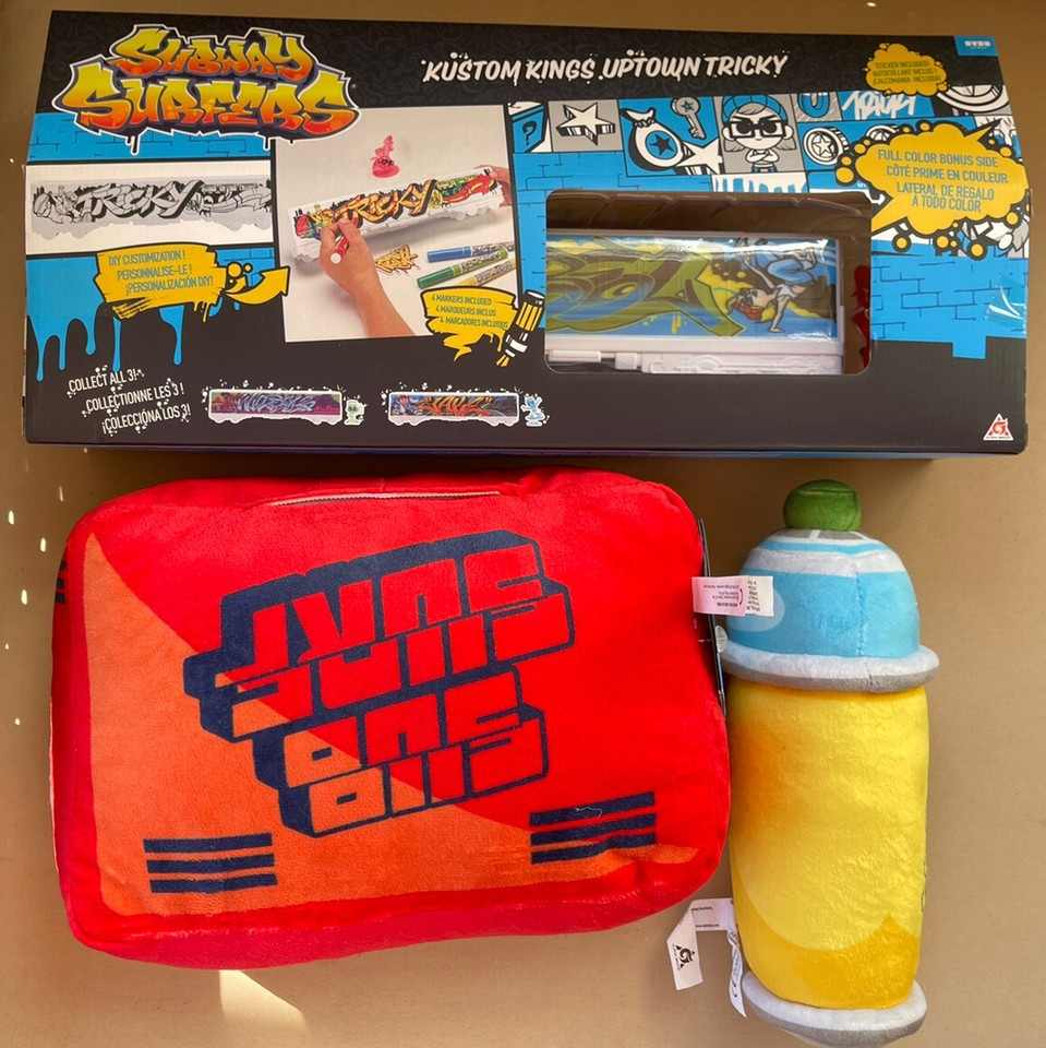 Subway Surfers Tricky Jammr Figure Banners Markers Boombox Spray Can ...