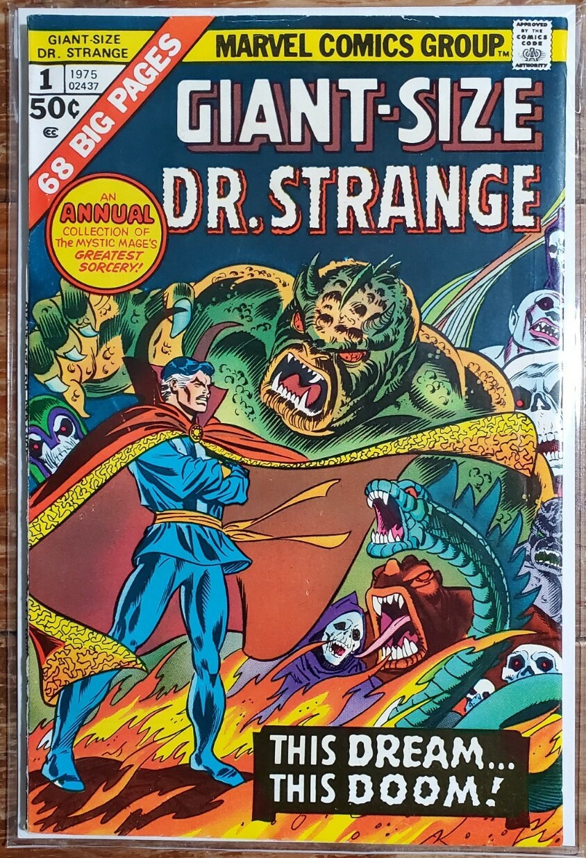 Giant Size Doctor Strange #1 Marvel 1975 VF/VF+ | eBay