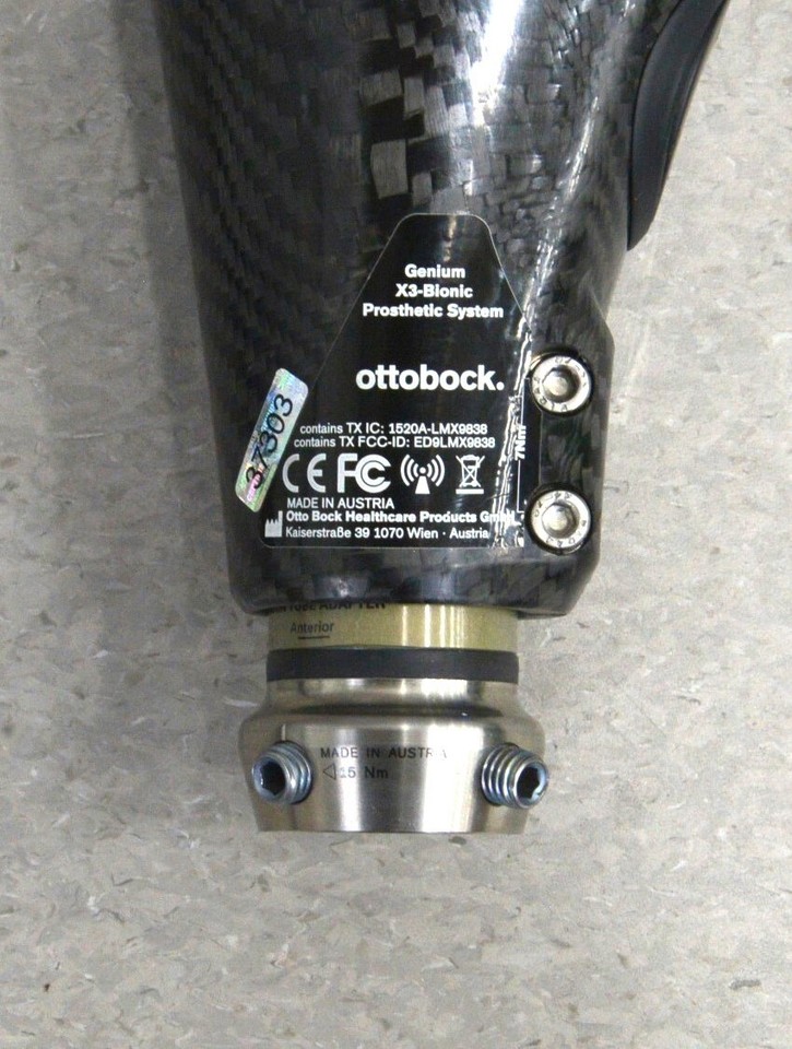 Ottobock Genium X3 3B5-X3 MicroProcessor Knee Bionic Prosthetic w/2R19 ...
