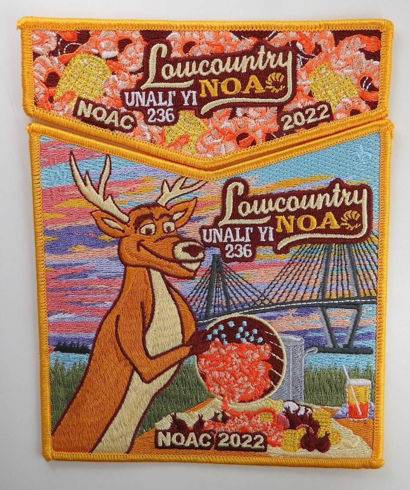 NOAC 2022 Lowcounty NOAC Unali' Yi 236 YELLOW Bdr. [TN149] | eBay