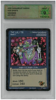 2022 Cannabeast High Spirits VOODOO #23 Holo 💎 DSG 9 Mint | eBay