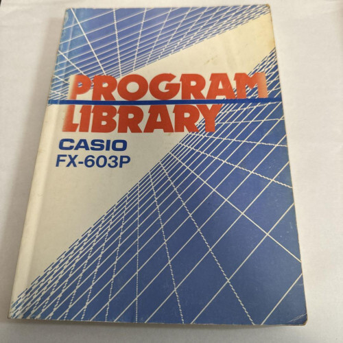 Vintage CASIO programmable calculator FX-603P operation confirmed LTD ...