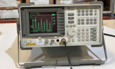Hewlett Packard HP 8595E Spectrum Analyzer 9 kHz-6.5 GHz OPT 041 105 ...