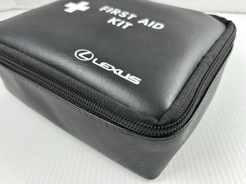 Lexus First Aid Kit Logo OEM Car Original w/ Contents Zipper Leather ...