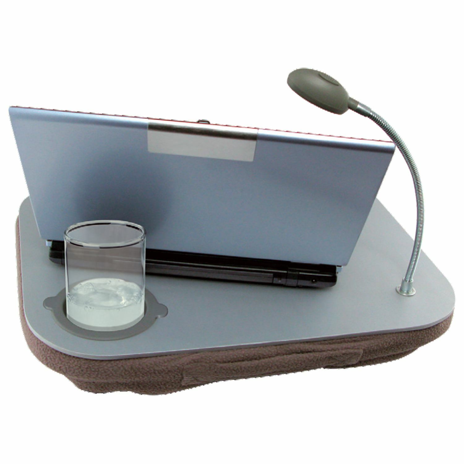 Laptop Cushion Portable Reading Lap Top Tray Table With 5 Led Light ...