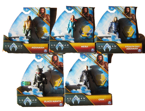 Aquaman and the Lost Kingdom 4" Action Figures - Full Set - Mera/Orm ...