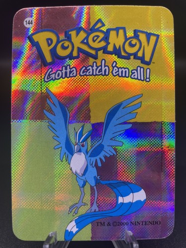 Articuno #144 2000 Pokémon Vending Prism Holo Sticker Card | eBay