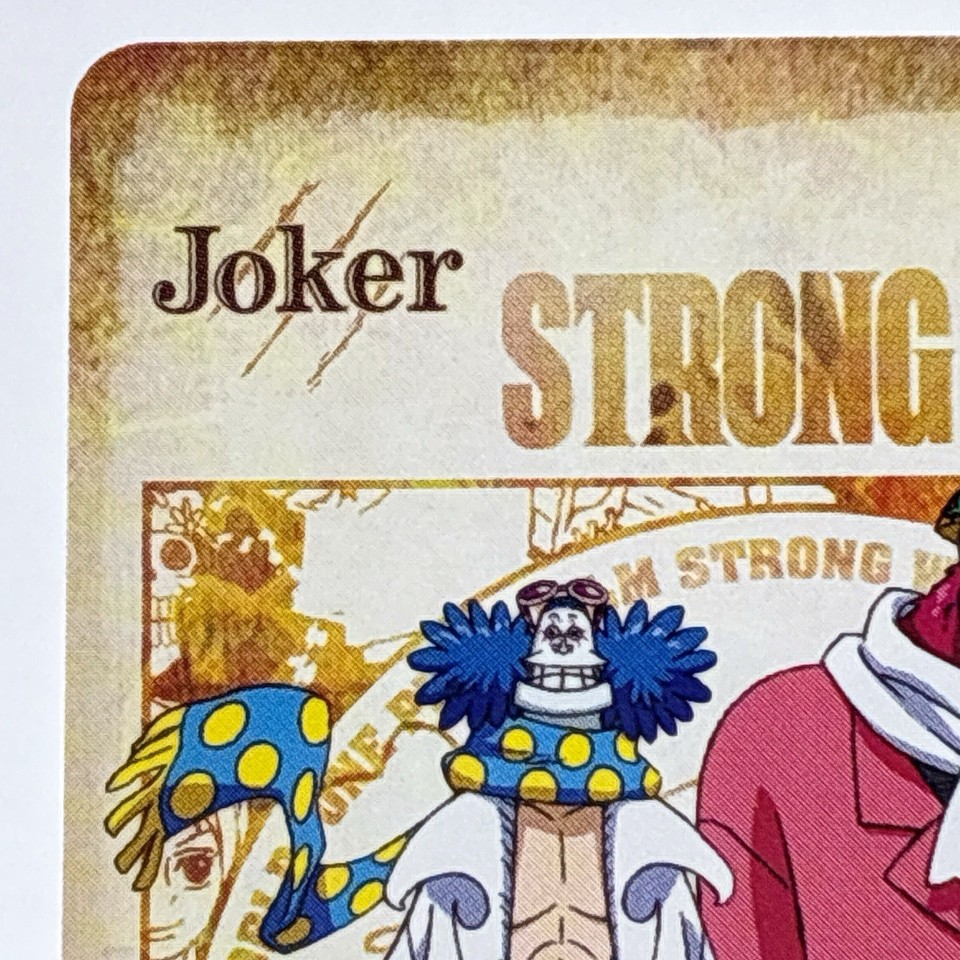 One Piece Strong World Dr. Indigo Scarlet Playing Card 2009 Toei Anime ...