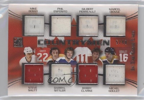 2016 Leaf ITG Used Countrymen Silver /40 Mike Bossy Phil Esposito ...