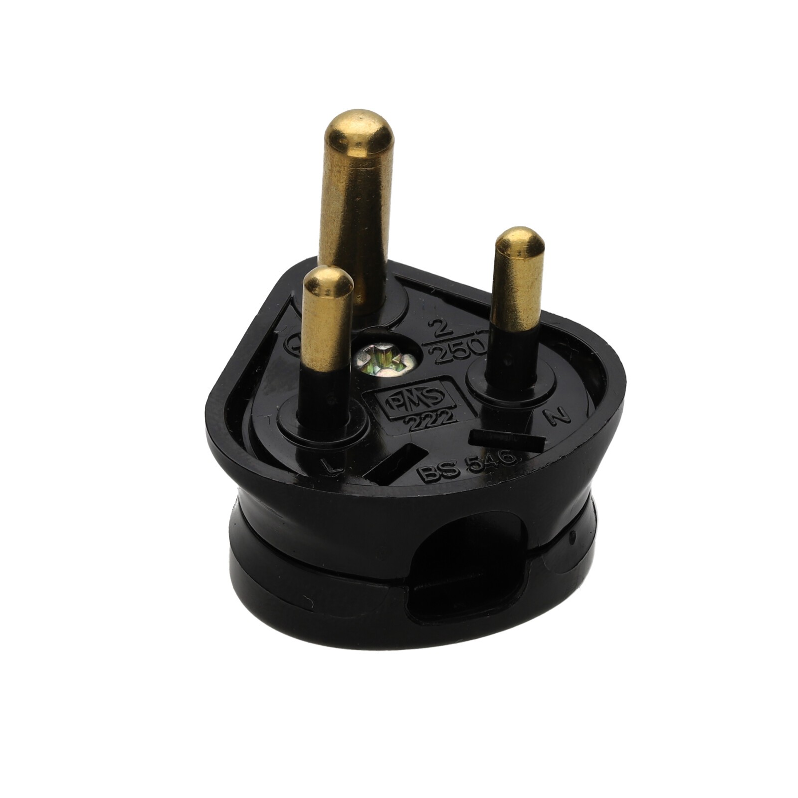 2 Amp 3 Pin MINI Round Pin Boat Caravan Motorhome Small Mains Plug ...