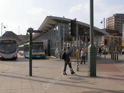 Photo 6x4 Eccles Bus Station Eccles/SJ7798 c2010 | eBay UK