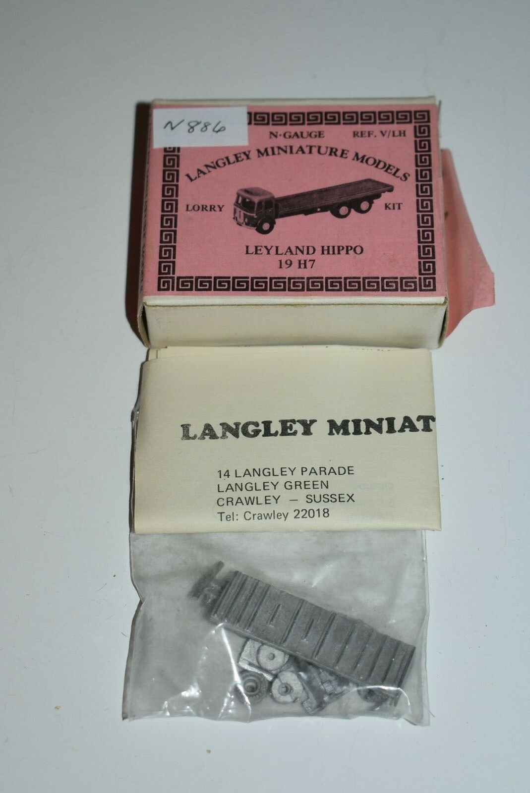 N Scale Langley Miniatures 19H7 Leyland Hippo Lorry Metal Kit N886 | eBay