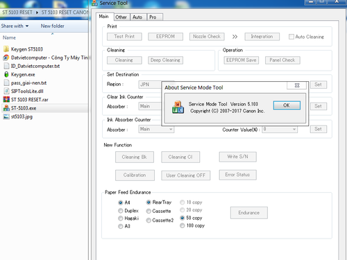 Canon Service Tool V5103: Reset Canon Printer & Unlock Full ...