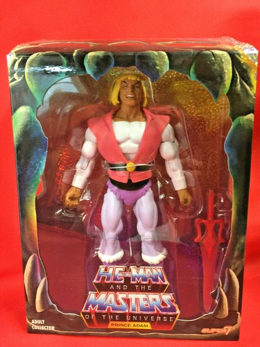 LAUGHING PRINCE ADAM HE-MAN SDCC 2018 figure MOTU SUPER7 Club Grayskull ...