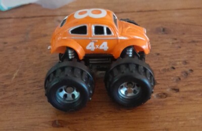 Gallob Micro Machine Volkswagen Beetle Monster Truck in Orange 8 4X4 | eBay