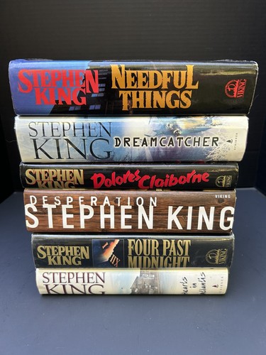 (6) Stephen King Hardcover 1st Editions/1st Printings Horror Book Lot ...