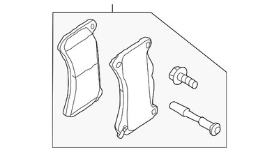 Genuine Subaru Brake Pads Front 26296VA041 | eBay