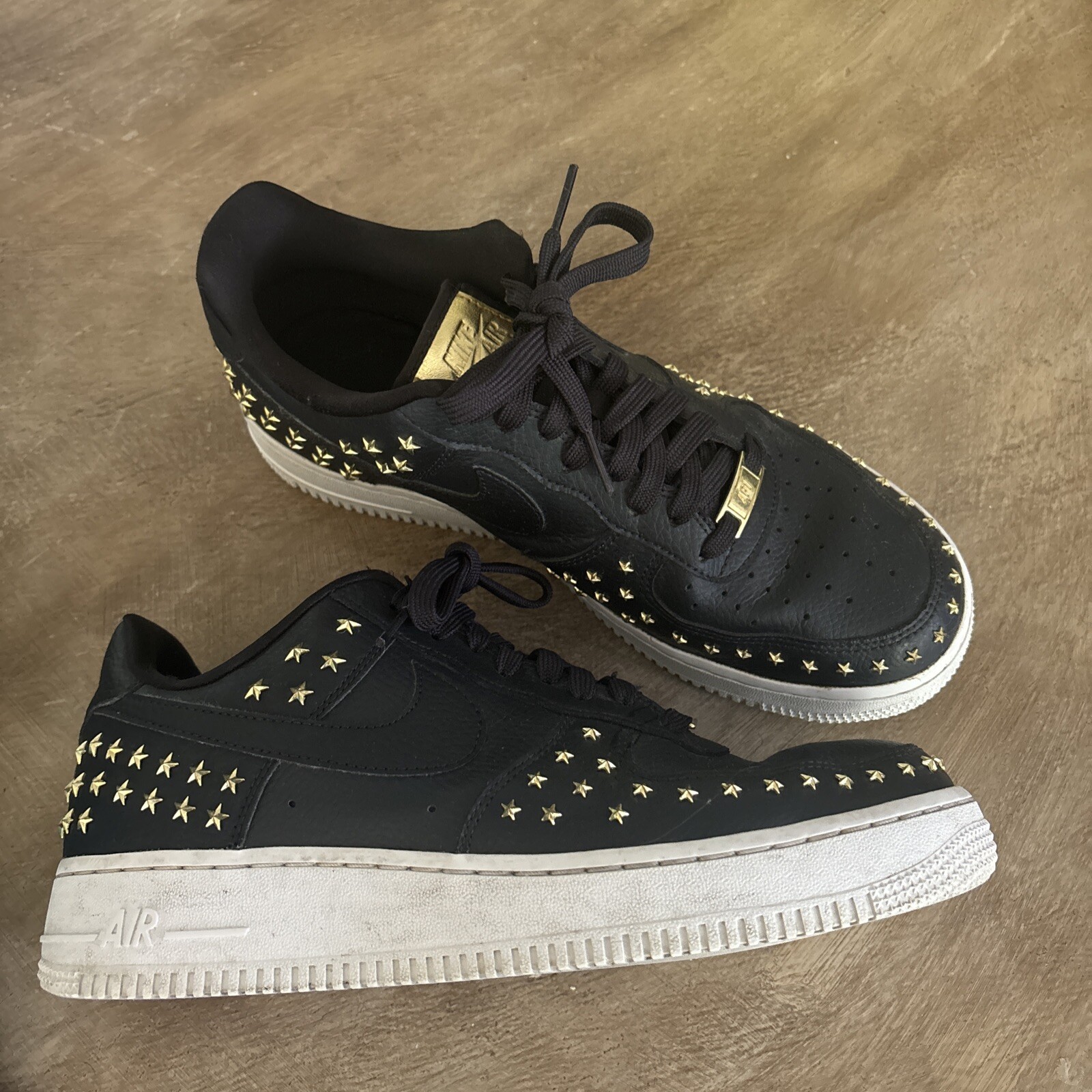 Nike Air force 1 Star studded Sneakers size 10 | eBay