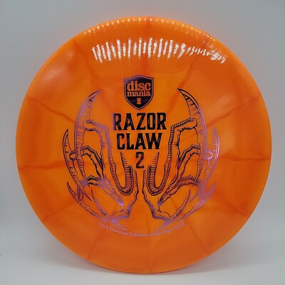 Discmania Razor Claw 2 Vapor Tactic Orange Swirl/Lavender Stamp 174g | eBay