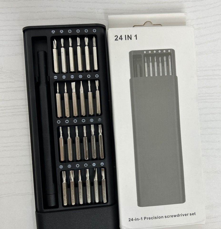 Precision Screwdriver Set 24-in-1 Multifunction Magnetic Driver Bit ...