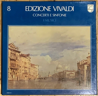 Edizione Vivaldi Vol.8 Concerti e Sinfonie I MUSICI Philips 6 LP Box ...