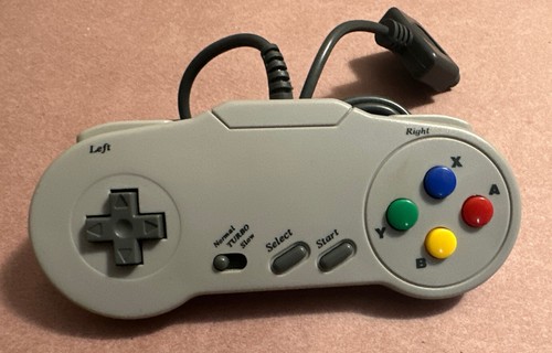 Super Nintendo SNES - Reproduction Super Famicom Controller with Turbo ...