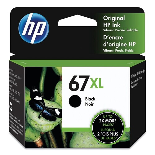 New Hewlett Packard (HP) 67XL High-Yield Black Ink Cartridge | eBay